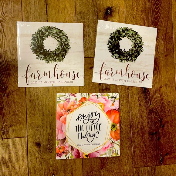 Office | Nwt Farmhouse Calendars Set Of 3 | Poshmark